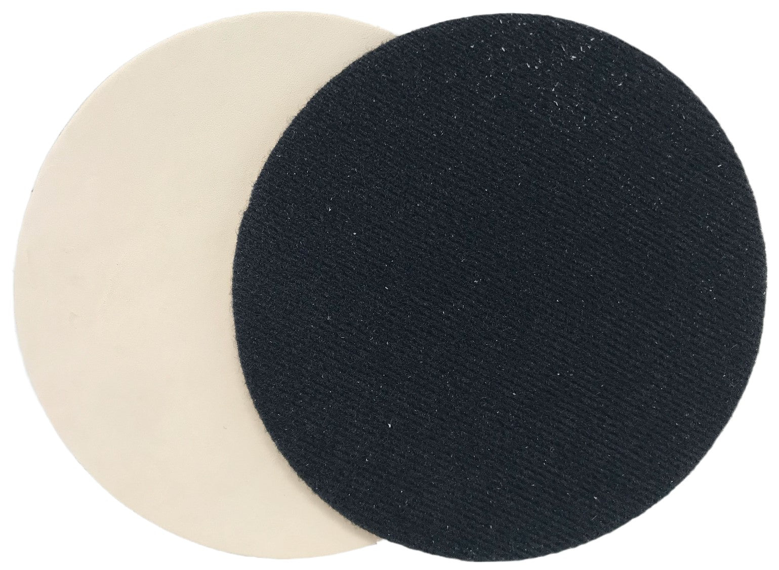 Super Strop 6 in Leather Honing Polishing Discs with White and Green C ...