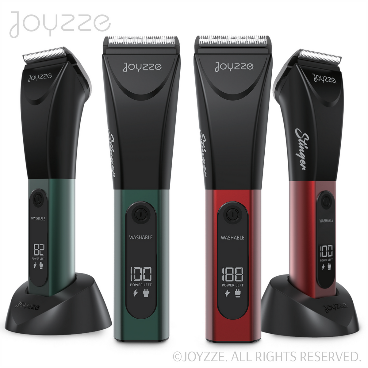 Joyzze™ Stinger C-Series Clippers - Available in Red or Green ...